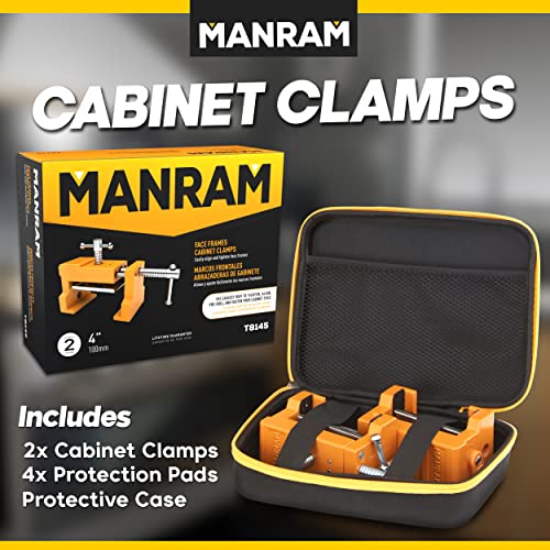Cabinet Clamps (2 Pack) Protective Case Included – Manram Tools